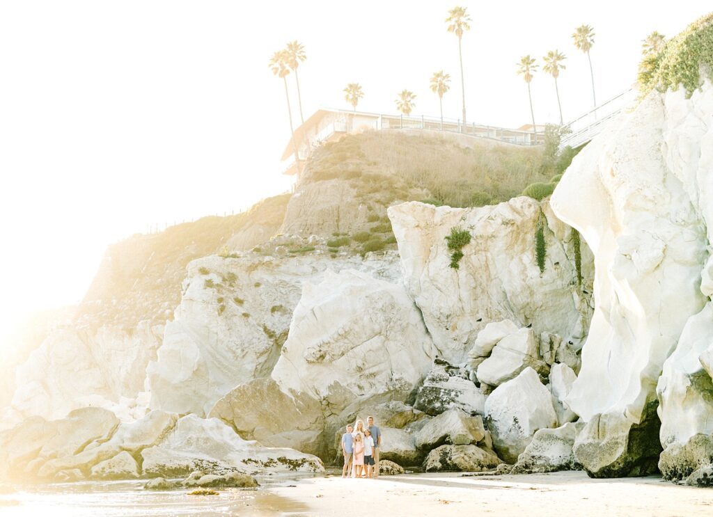 Family of Five at the White Cliffs of Pismo Beach | Austyn Elizabeth ...